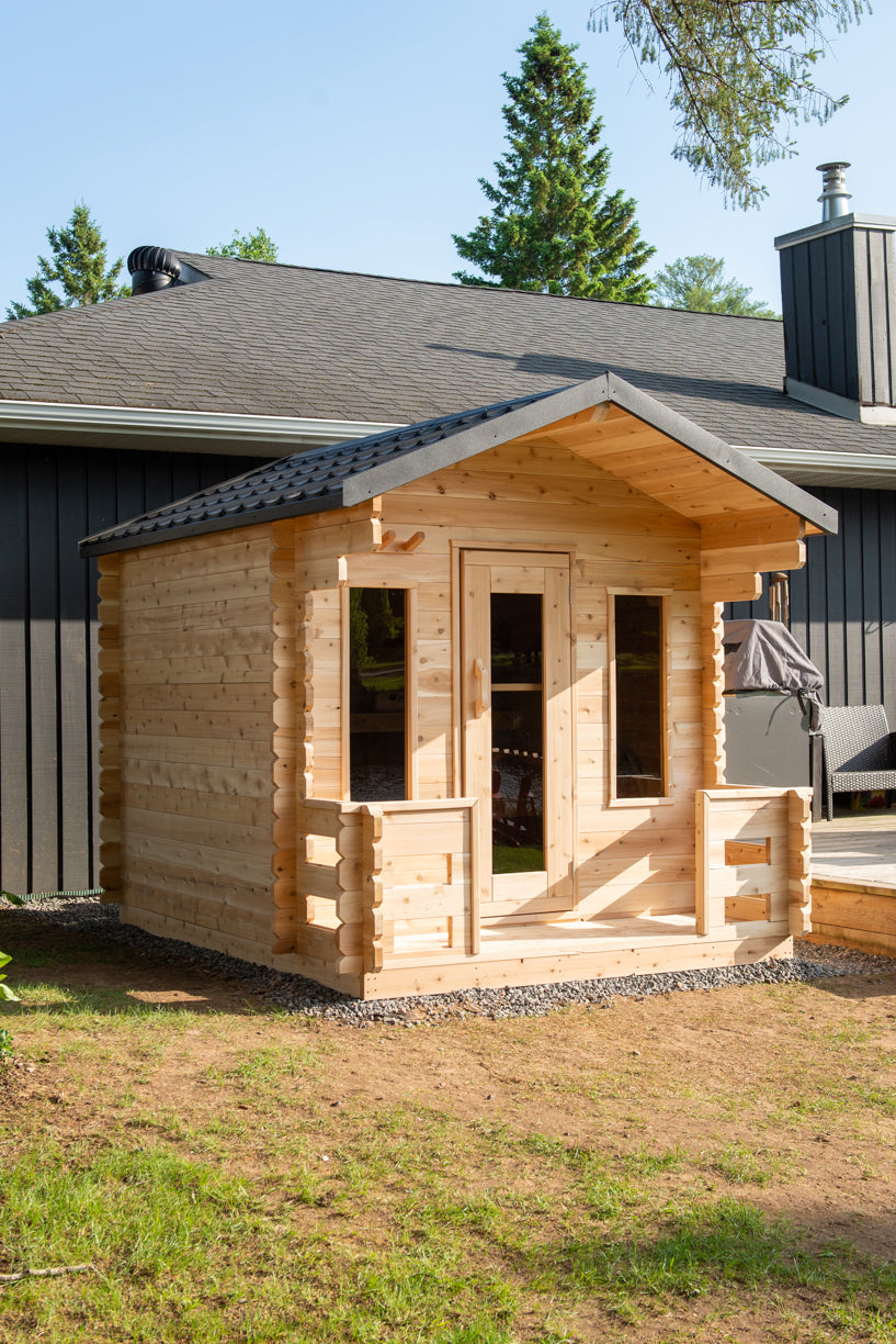 CT Georgian Cabin Sauna with Porch – MB Sovereign Group